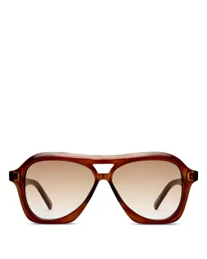 Le Specs Drizzle Aviator Sunglasses, 56mm - Cocoa