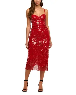 L'AGENCE Lior Sequin Bralette Cami