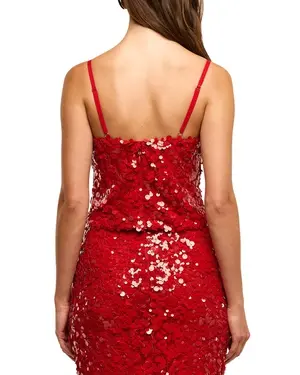 L'AGENCE Lior Sequin Bralette Cami