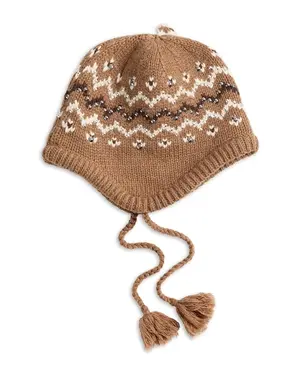 Rag & Bone Fallon Fair Isle Hat - Camel
