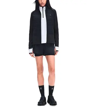 On Weather Hybrid Mock Neck Thumb Hole Cuff Jacket