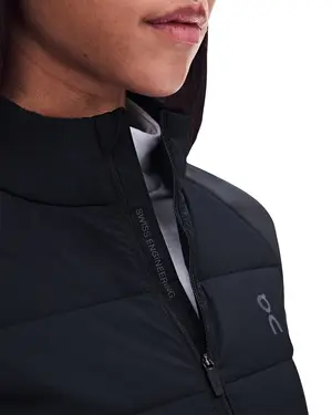 On Weather Hybrid Mock Neck Thumb Hole Cuff Jacket