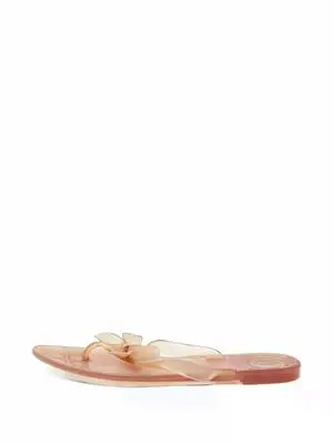 Dior Glossy Bow-detail Sandals