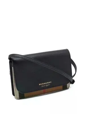 Burberry Small Hampshire Mega Check Cross Body Bag