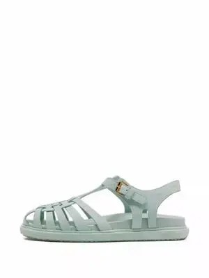 Marni Interlaced-cage Slingback Flat Sandals