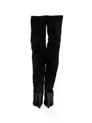 JIMMY CHOO Slouched Pointed-toe Boots