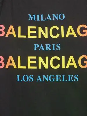 Balenciaga Multi-city Logo Hoodie