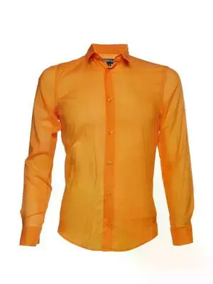Vilebrequin Long-sleeve Cotton Shirt - Orange