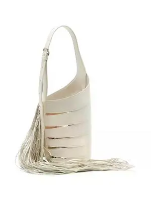 Alaïa Medium Babel Fringe Shoulder Bag