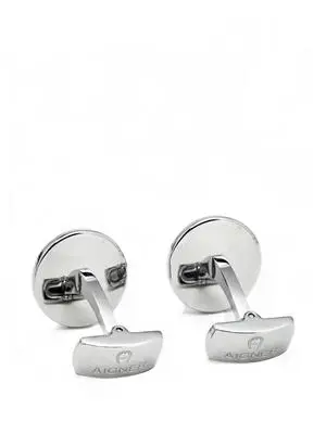 AIGNER Logo Enamel Cufflinks