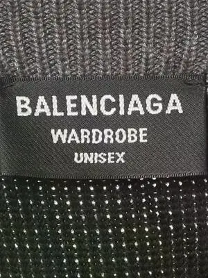 Balenciaga Monogram Rib-knit Sweater