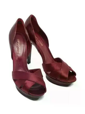 SERGIO ROSSI D'orsay Peep-toe Pumps