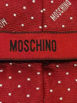 Moschino Silk Pointed-tip Tie
