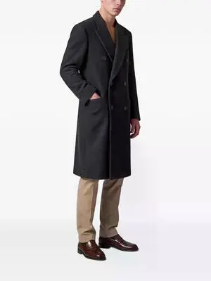 Giorgio Armani Double-breasted Peak-lapels Coat