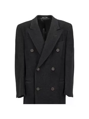 Giorgio Armani Double-breasted Peak-lapels Coat