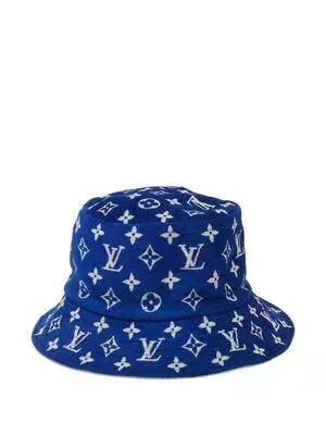 LOUIS VUITTON Monogram Match Bucket Hat