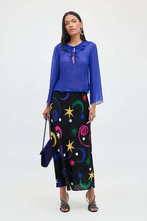 Rixo Kelly Cosmos Star Black Regular