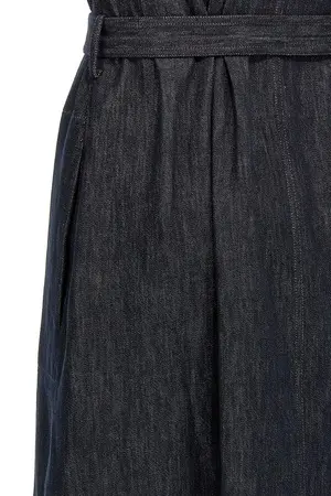 Brunello Cucinelli Belted Denim Dress