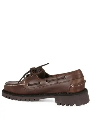 SEBAGO Ranger Waxy Leather Loafers - Brown