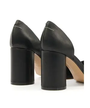 MAISON MARGIELA Court Asymmetric Toe Pumps - Black