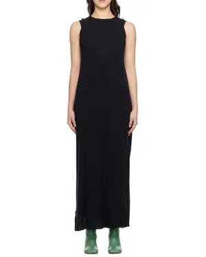 MAISON MARGIELA Asymmetric Draped Knitted Dress