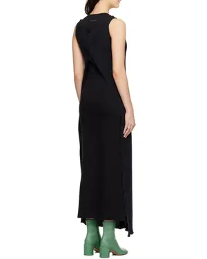 MAISON MARGIELA Asymmetric Draped Knitted Dress