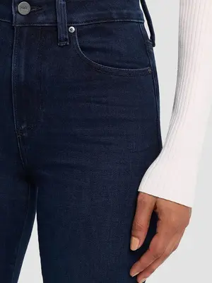 Paige Gemma Stretch Cotton-blend High-rise Skinny Jeans