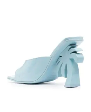 Palm Angels Palm Detailed Heeled Sandals