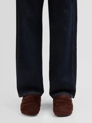 Marc Jacobs The Aspen Suede Low-top Winter Boots - Cement