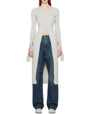 MAISON MARGIELA Long-sleeved Dress - Gray