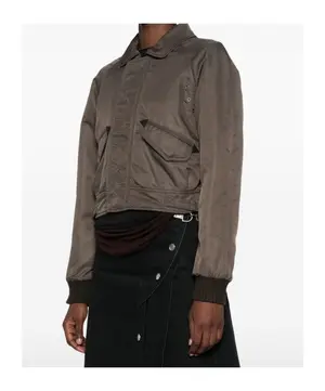 MAISON MARGIELA Cropped Zip-up Jacket