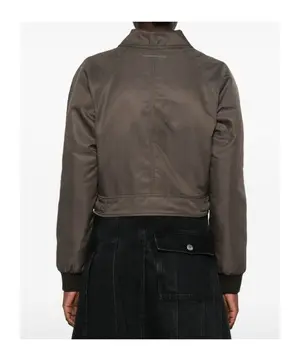 MAISON MARGIELA Cropped Zip-up Jacket