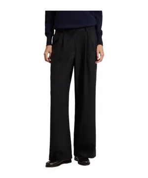 Woolrich Darted Flannel Trousers - Black