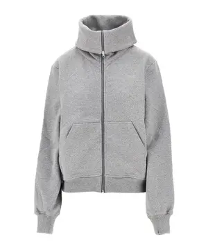 7 For All Mankind Zip-up Collar Hoodie