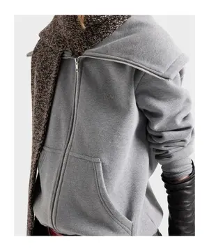 7 For All Mankind Zip-up Collar Hoodie
