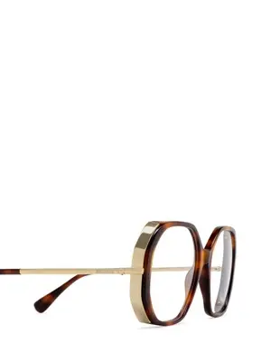 Max Mara Geometric Frame Glasses