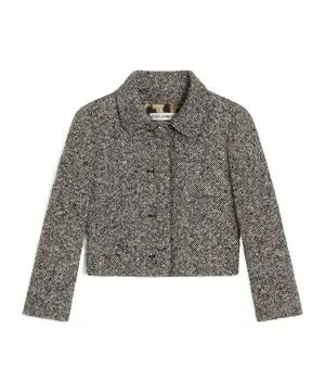 Dolce & Gabbana Birdseye Wool Blend Jacket