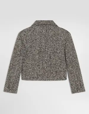 Dolce & Gabbana Birdseye Wool Blend Jacket