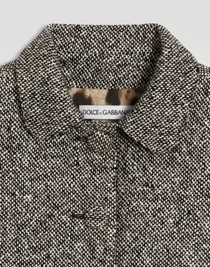 Dolce & Gabbana Birdseye Wool Blend Jacket
