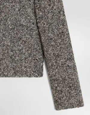 Dolce & Gabbana Birdseye Wool Blend Jacket