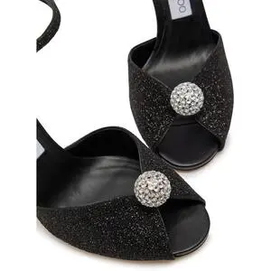 JIMMY CHOO Metallic Leather Sandals