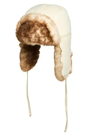 Bp. Faux Fur Trapper Hat - Ivory