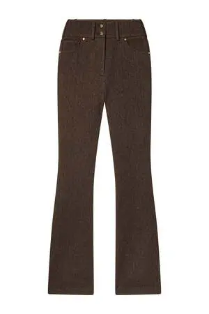 Holland Cooper Contour Heritage Flare Trouser Herringbone