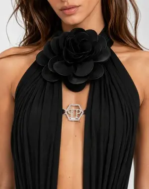 Philipp Plein Sleeveless Bodysuit Flower