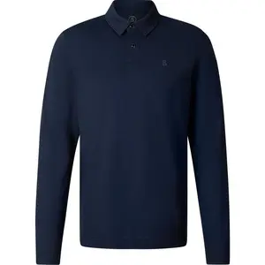 Bogner Timon Polo Long-sleeved Top Navy