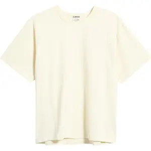 ELWOOD Yoke T-shirt - Egg Shell