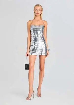 Retrofete Lavender Sequin Dress