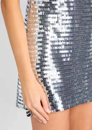Retrofete Lavender Sequin Dress