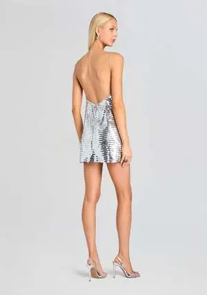 Retrofete Lavender Sequin Dress