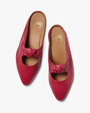 Beek Noddy Leather Ballet Mule